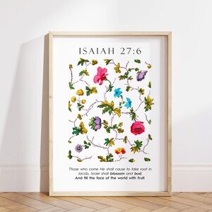 Isaiah 27:6 | KJV Bible Verse Printable | Digital Scripture Print ...