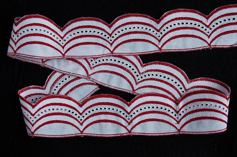 Lace Trim, Embroidery Edging in Colours - Etsy