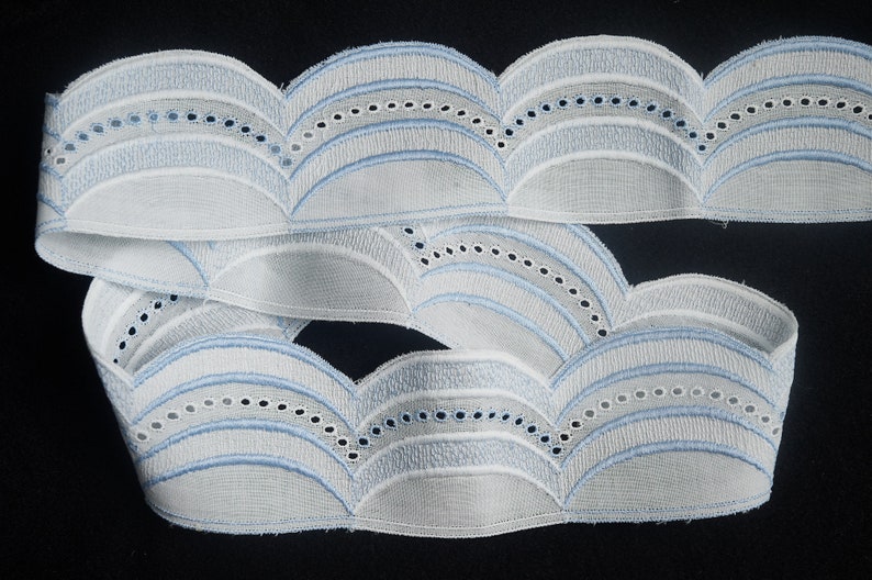 Lace Trim, Embroidery Edging in Colours - Etsy