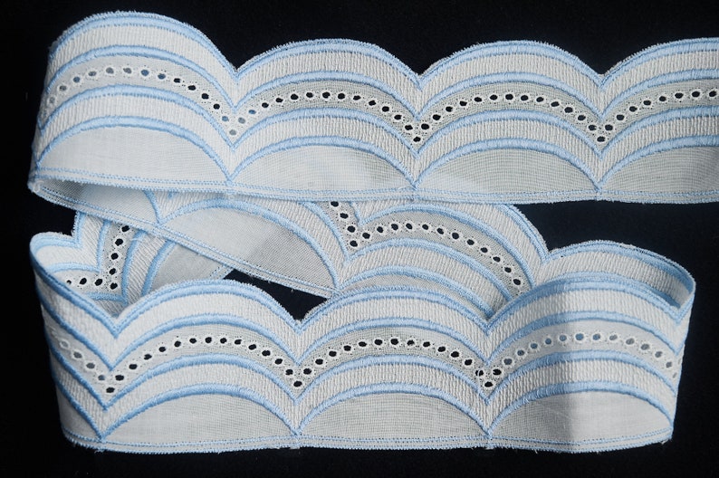 Lace Trim, Embroidery Edging in Colours - Etsy