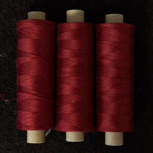 Embroidery Thread, 046 Deep Ruby Red, Bleach-proof - Etsy