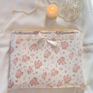 Coquette Laptop Sleeve, Aesthetic Laptop Case, Floral Laptop Bag ...