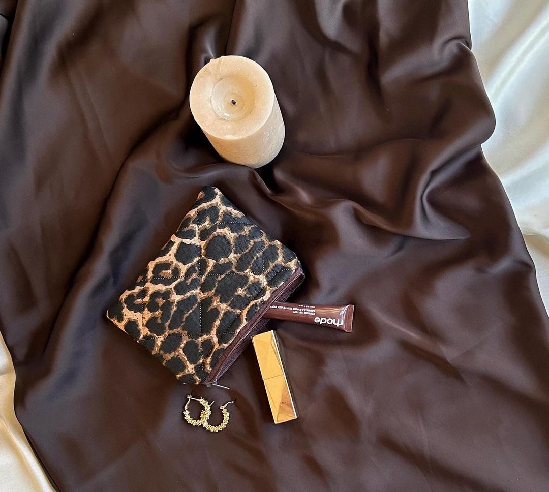 Leopard Pattern Coin Purse, Aesthetic Coin Purse, Zipped Pouch, Gifts ...