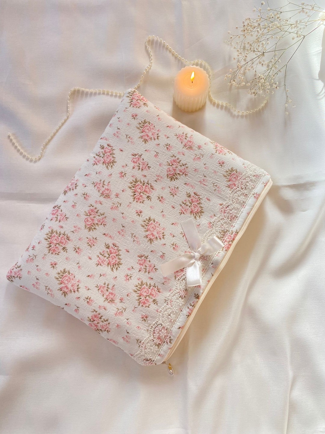 Coquette Laptop Sleeve, Aesthetic Laptop Case, Floral Laptop Bag ...