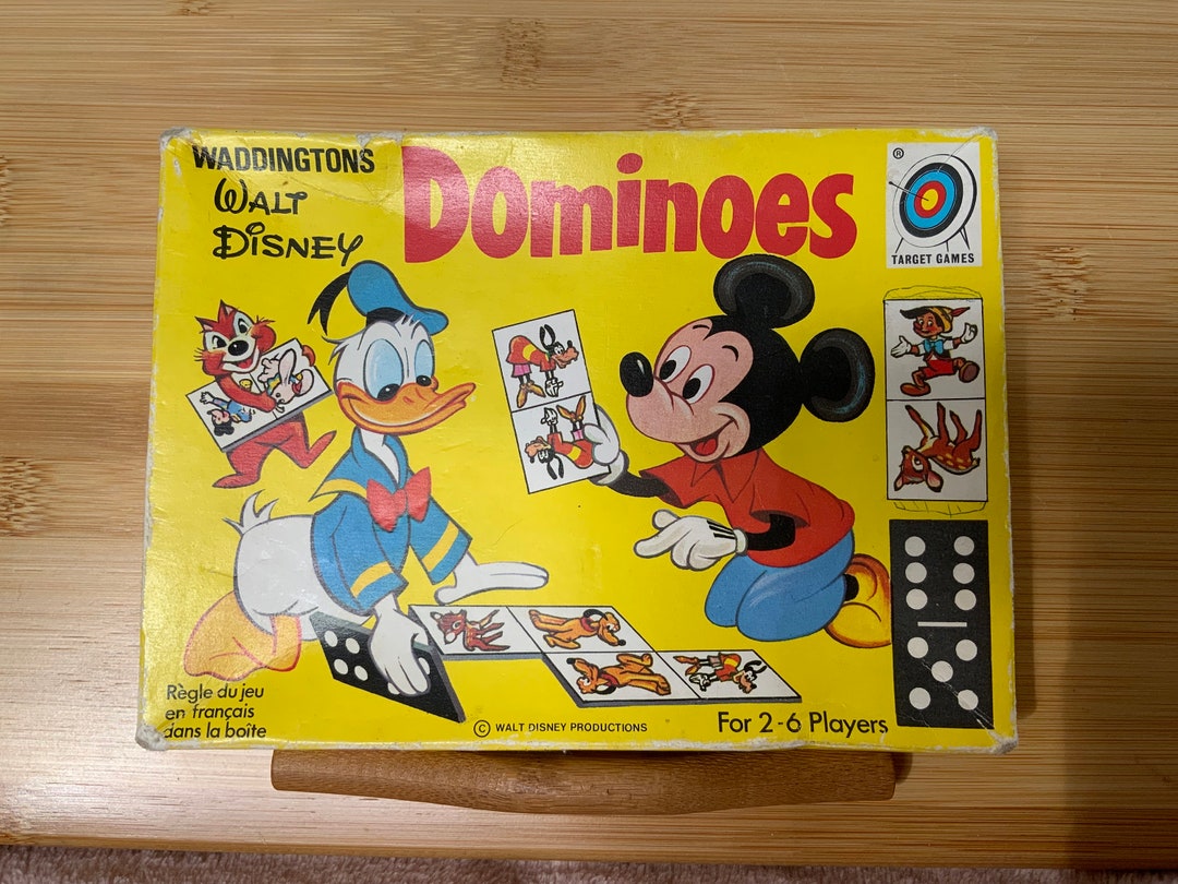 Vintage 1970s Walt Disney Dominoes by Waddingtons (full Set) - Etsy