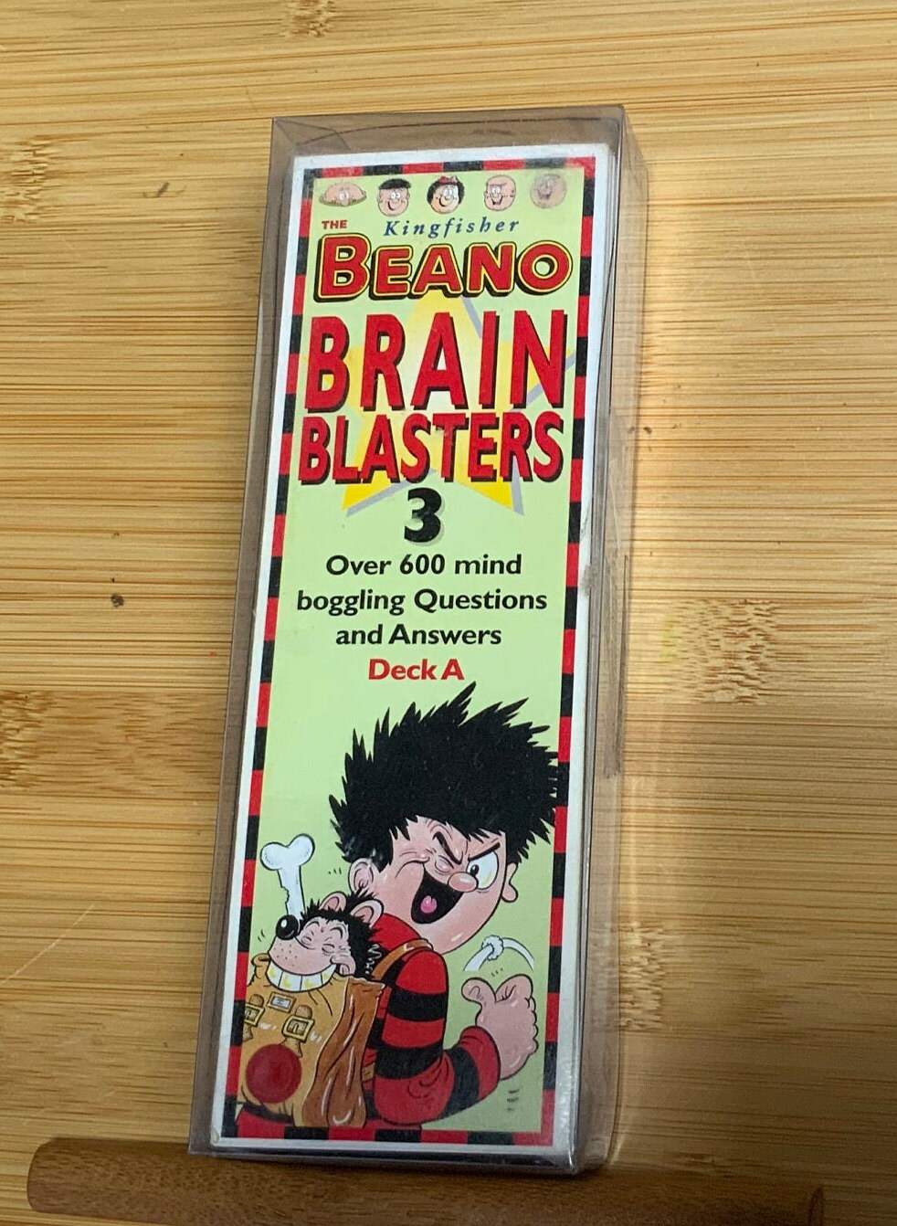 Vintage the Beano Brain Blaster 3 Two Decks of Over 600 Questions and ...