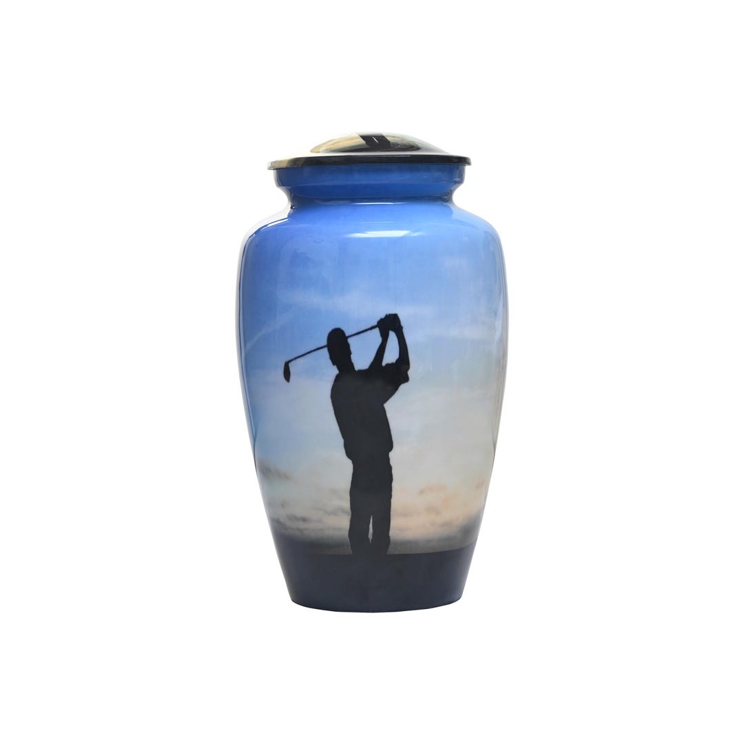 Golf Cremation Urn for Ashes, Funeral Burial Urn - Etsy
