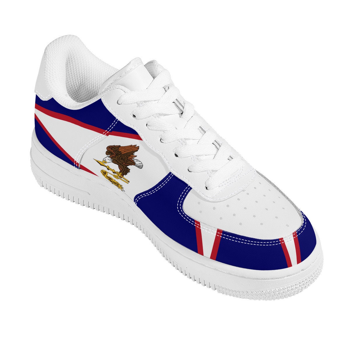 American Samoa Flag Shoe Samoan Low-top Sneaker Uso Pride Samoan ...