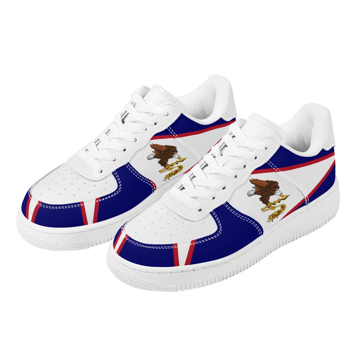 American Samoa Flag Shoe Samoan Low-top Sneaker Uso Pride Samoan ...