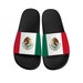 Mexican Flag Slide on Slipper Slip Ons Open Toe Sandal Summer Slip ...
