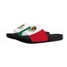 Mexican Flag Slide on Slipper Slip Ons Open Toe Sandal Summer Slip ...