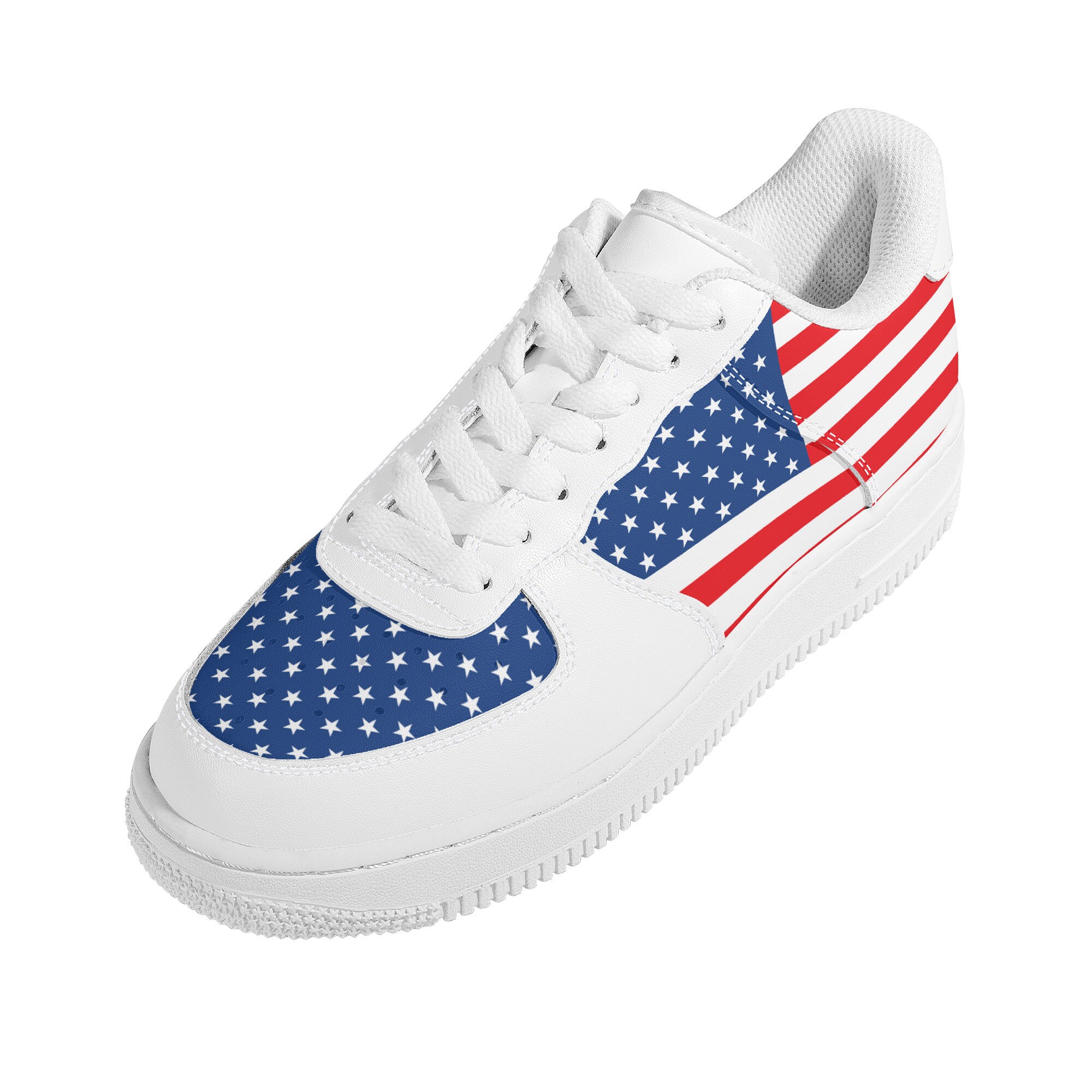 USA Flag Shoe Court Style Sneakers Cute Fashion Shoe Unique Footwear ...
