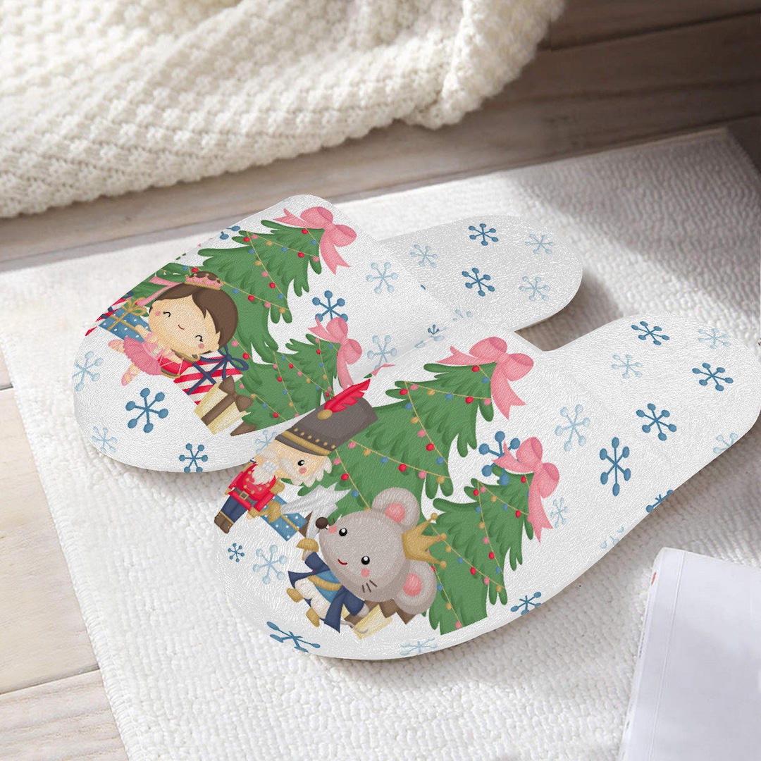 Christmas Nutcracker House Slipper Christmas Slip Ons Cozy Slipper ...