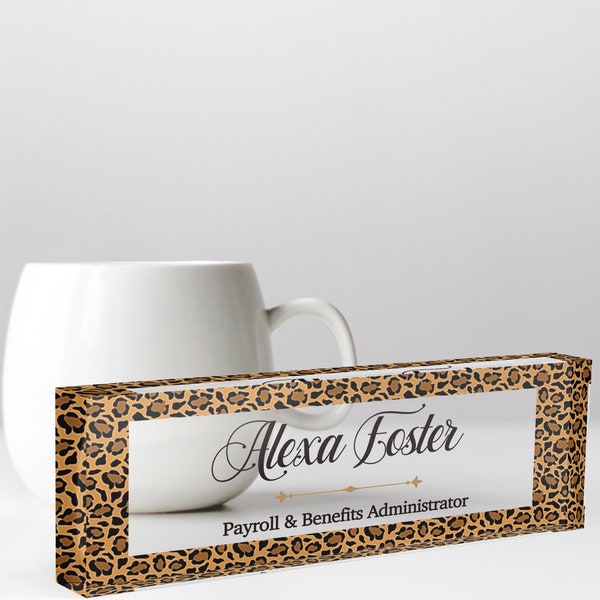 Desk Name Plate - Etsy