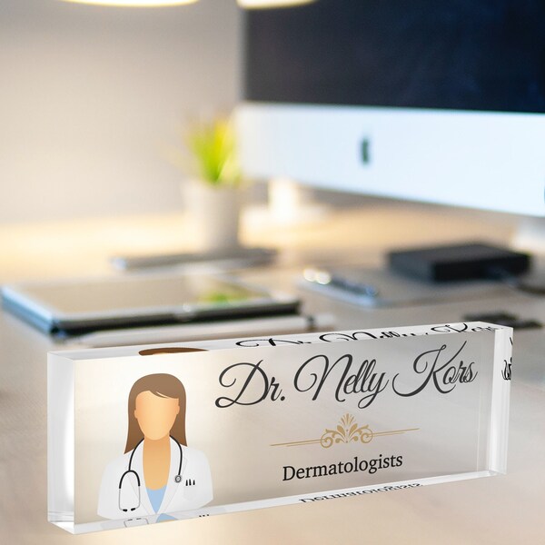Doctor Name Plate - Etsy