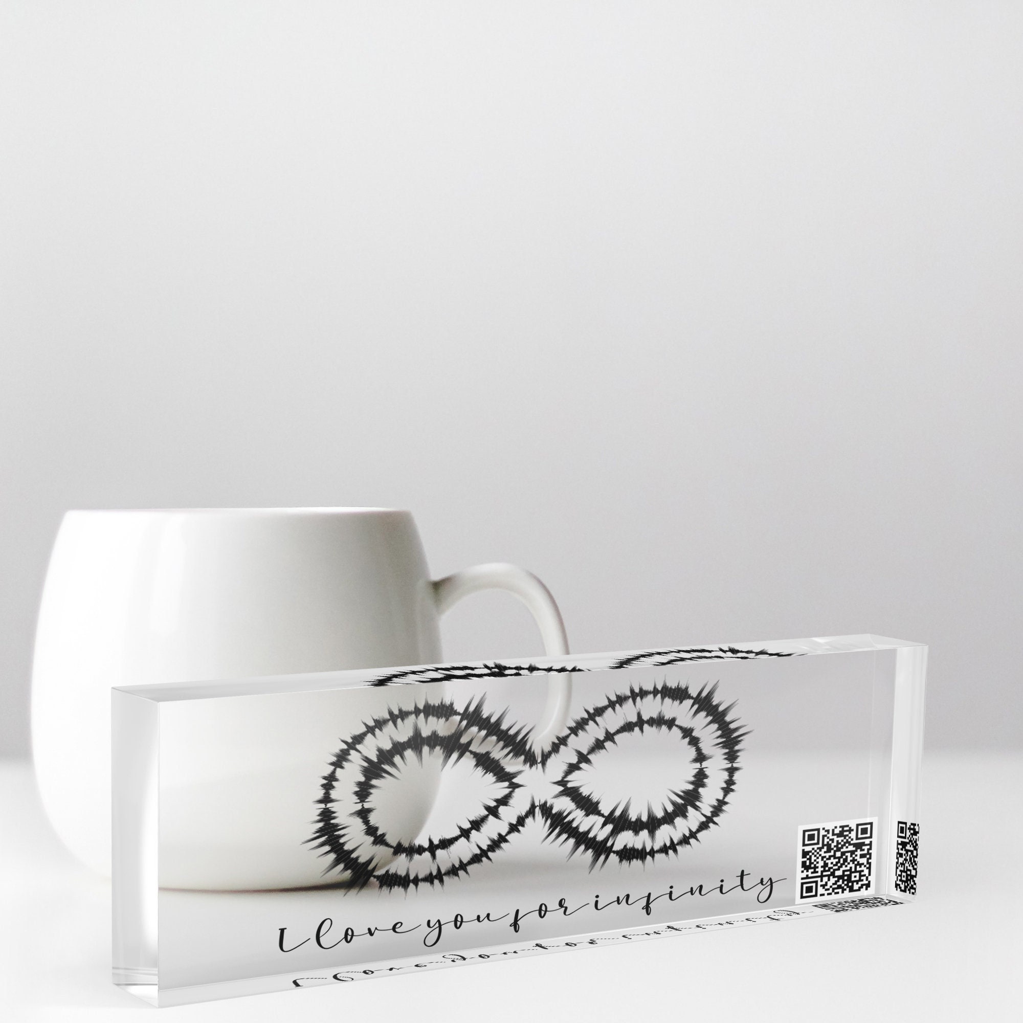 Soundwave Art, Infinity Sound Wave, Christmas Gift, Music Plaque With ...