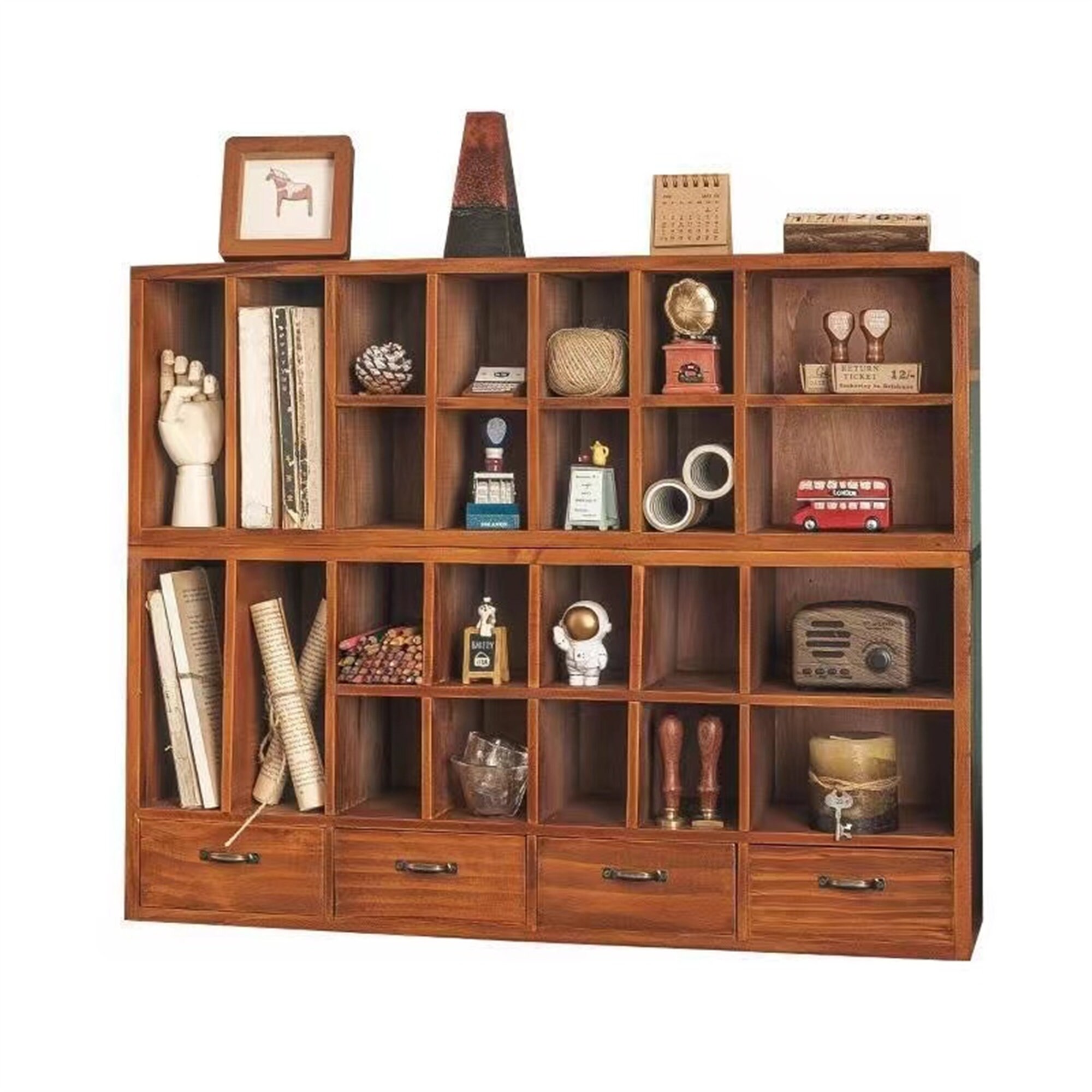 Student Dormitory Desktop Storage Box Wooden Stationery Ledger - Etsy