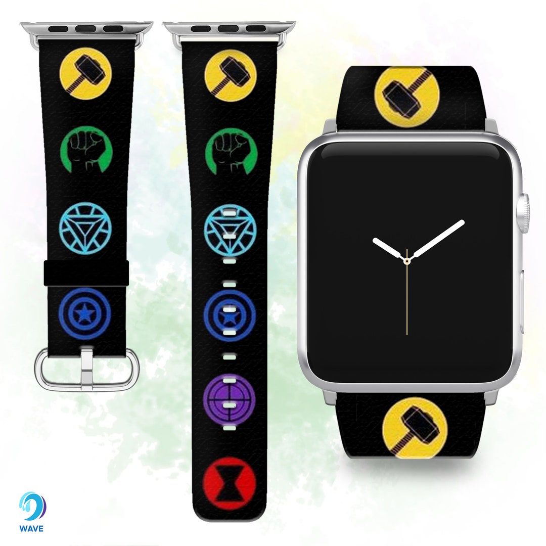 Marvel Apple Watch All Series 10 9 8 7 6 5 4 3 2 1 Band Avengers Apple ...