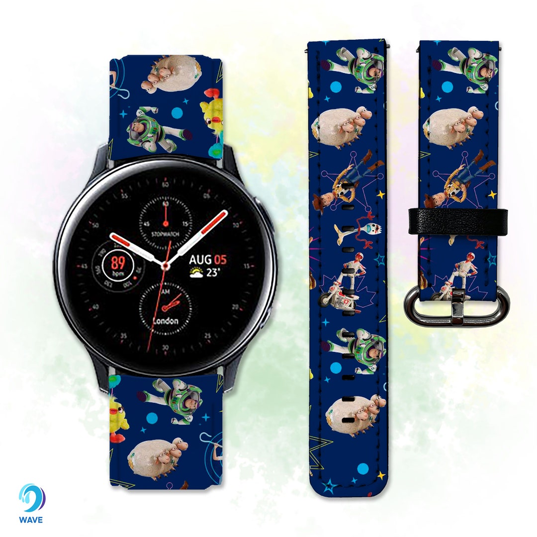 Toy Story Galaxy Watch 3 4 5 6 7 Pro Band Sport 20 22mm PU Leather ...