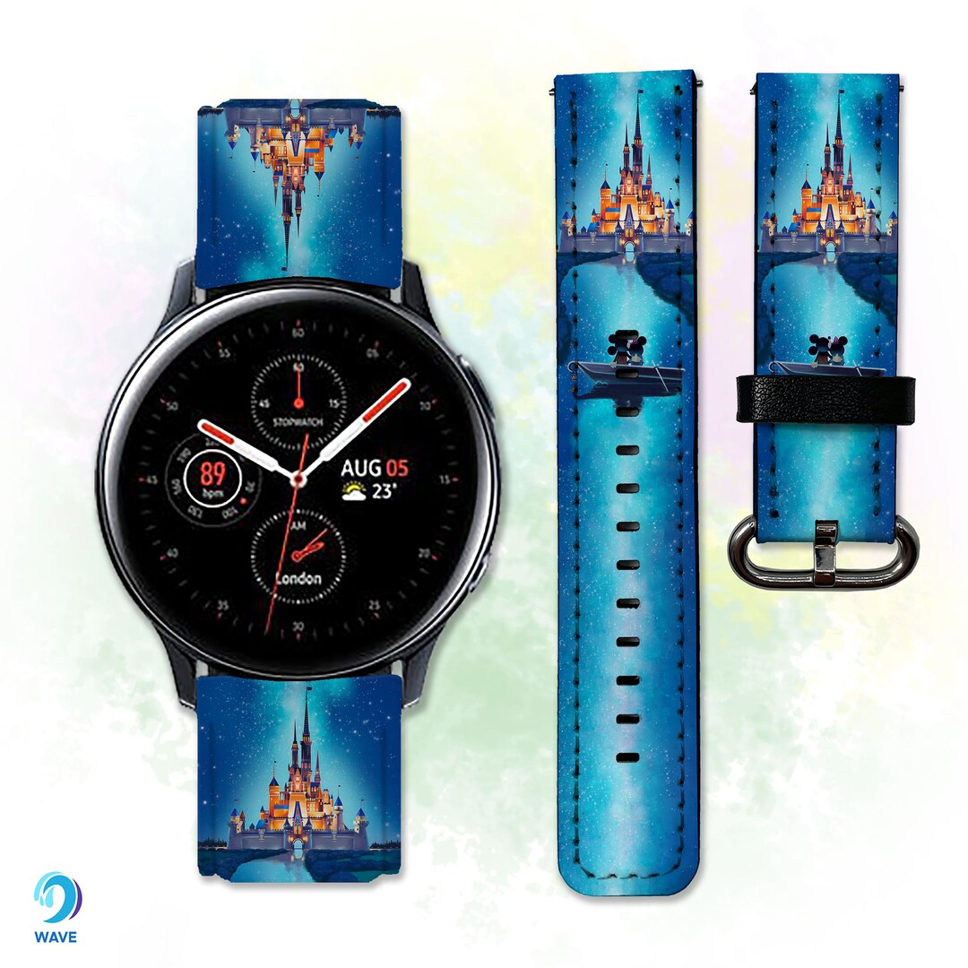 Disney Castle Galaxy Watch 3 4 5 6 7 Pro Active 2 40mm 42mm 44mm 45mm ...