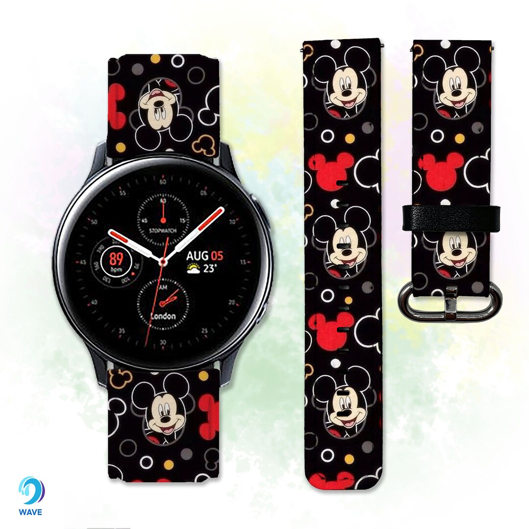 Mickey Mouse Galaxy Watch 3 4 5 6 7 Pro Disney Active 2 40mm 42mm 44mm ...