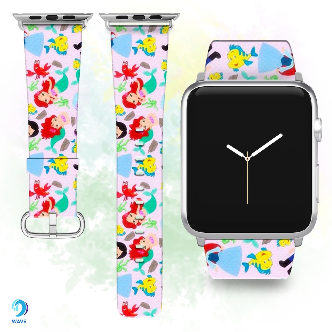 Disney Iwatch All Series 11 10 9 8 7 6 5 4 3 2 1 Band Little Mermaid ...