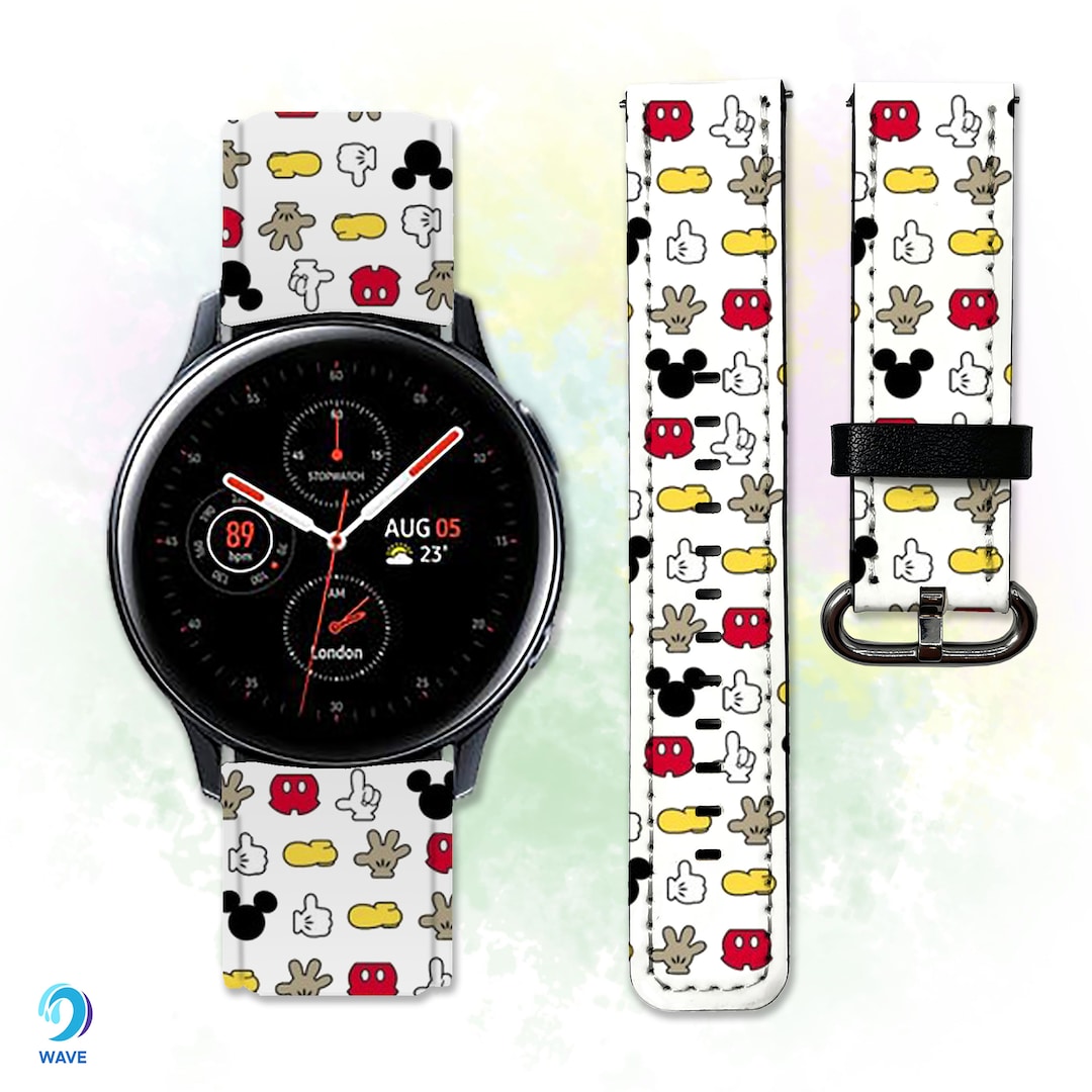 Mickey Mouse Galaxy Watch 3 4 5 6 7 Pro Active 2 40mm 42mm 44mm 45mm ...