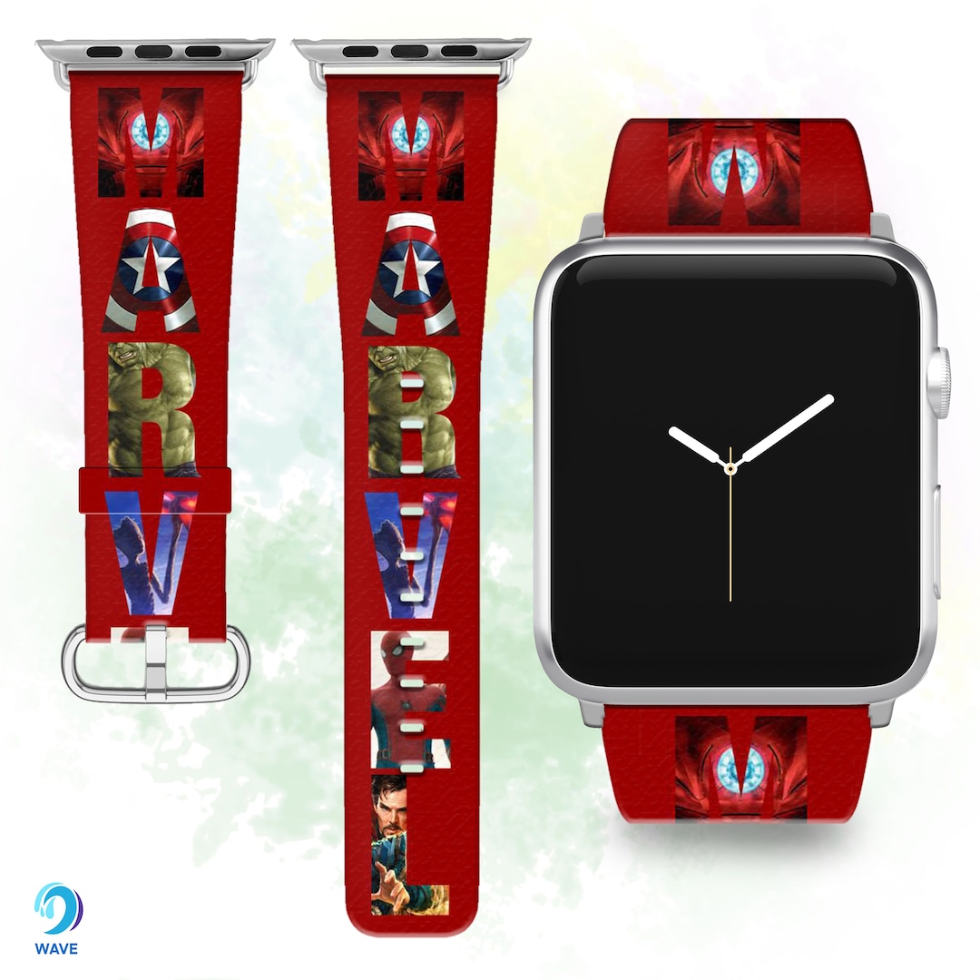 Bracelet Avengers Apple Watch Ultra 2 SE Hero Apple Watch Toutes les ...