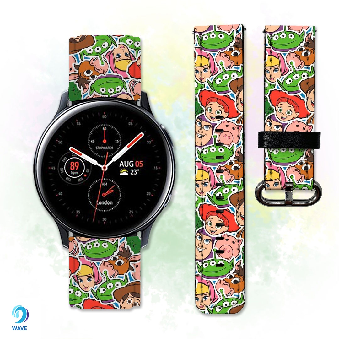 Toy Story Galaxy Watch Band: Vegan Leather Samsung Band - Etsy