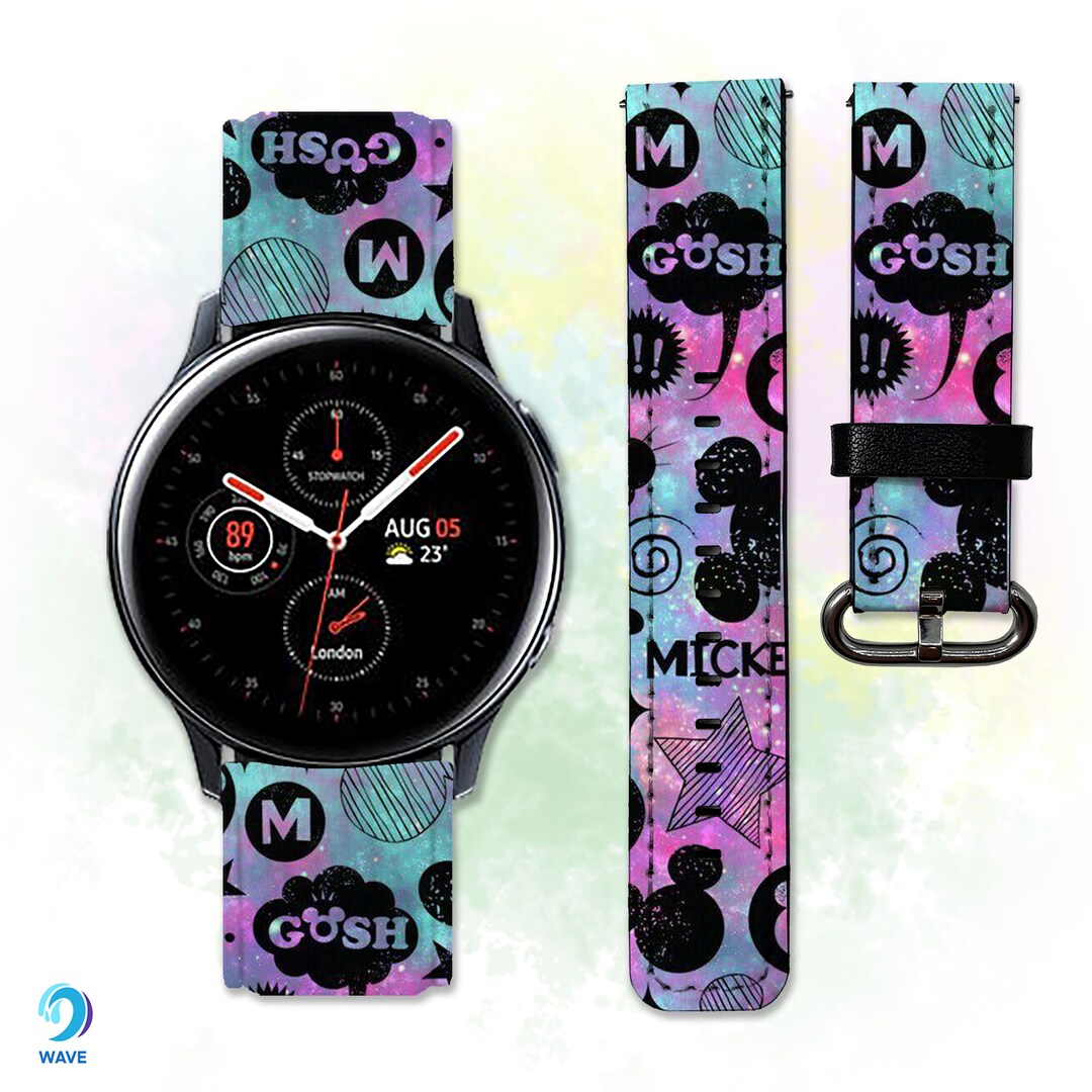 Mickey Mouse Galaxy Watch 3 4 5 6 7 Pro Active 2 40mm 42mm 44mm 45mm ...