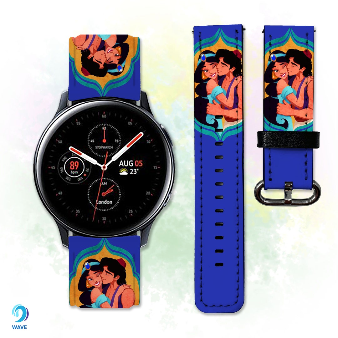 Aladdin Jasmine Galaxy Watch Band: Vegan Leather Samsung Band - Etsy