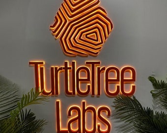 Light up 3d Business Sign - Etsy