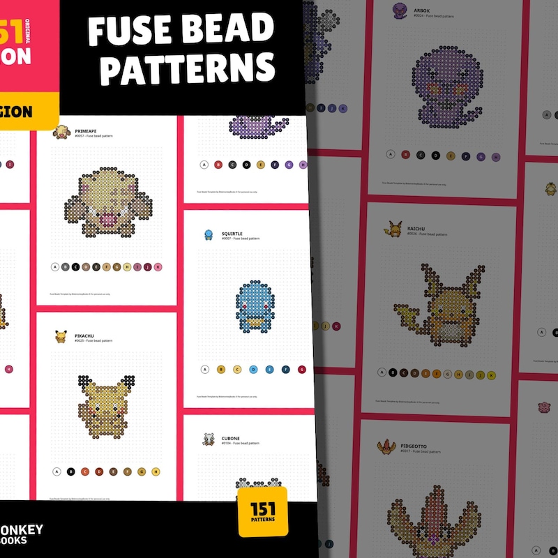 Fuse Beads Patterns Stitch - Etsy