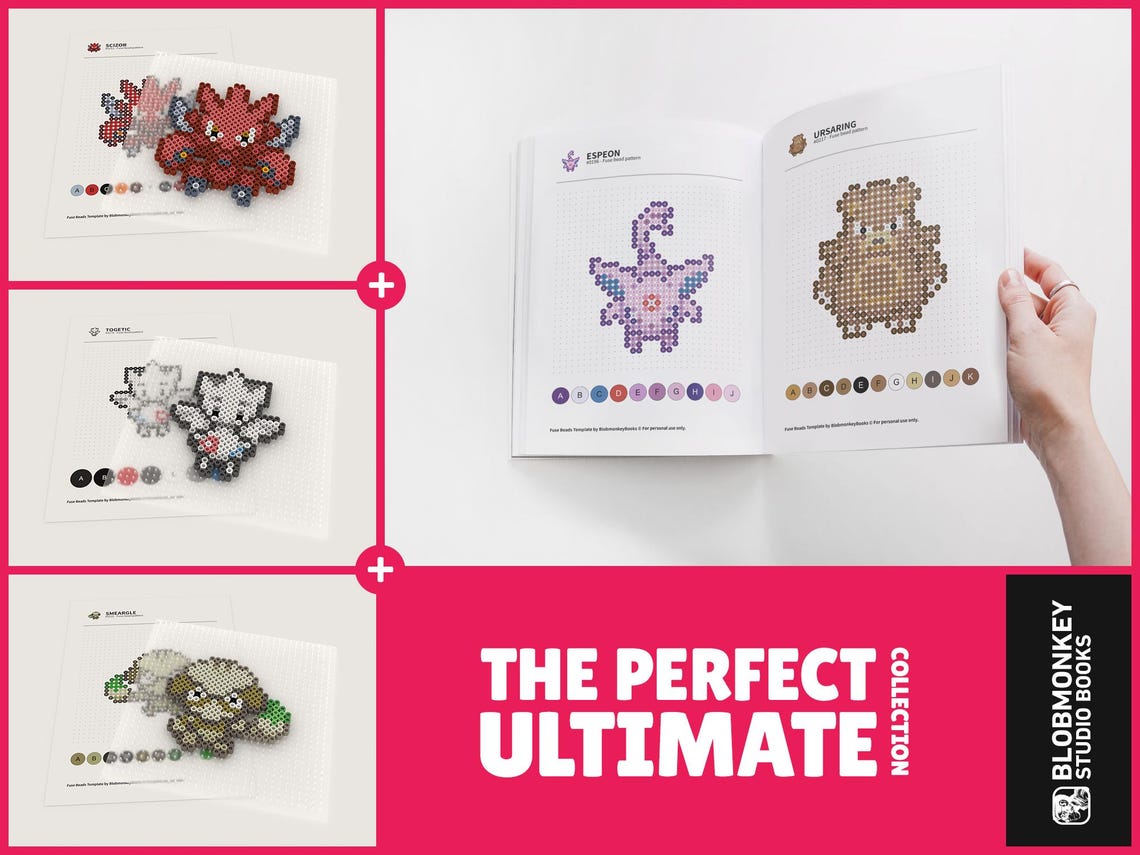 100 Pokemon Perler Bead Patterns | Johto Region Collection | Easy Fuse ...