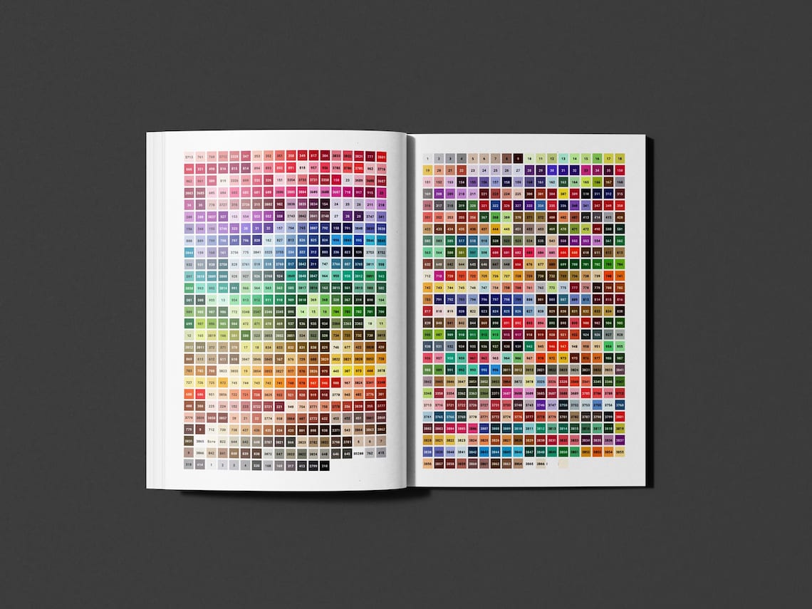 The Floss Handbook - DMC Color Chart | Conversion Tables for Anchor ...