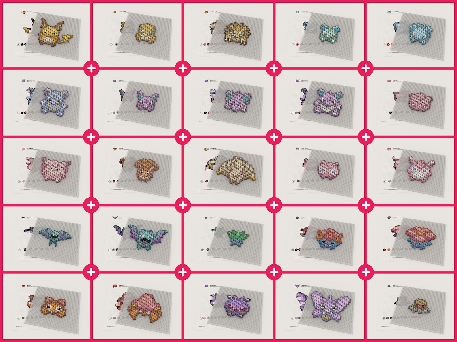 151 Pokemon Perler Bead Patterns | Kanto Region Collection | Easy Fuse ...