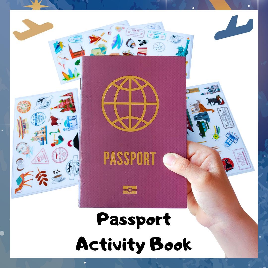 Fun Passport Activity Book for Kids - Explore 18 Countries, Learning ...