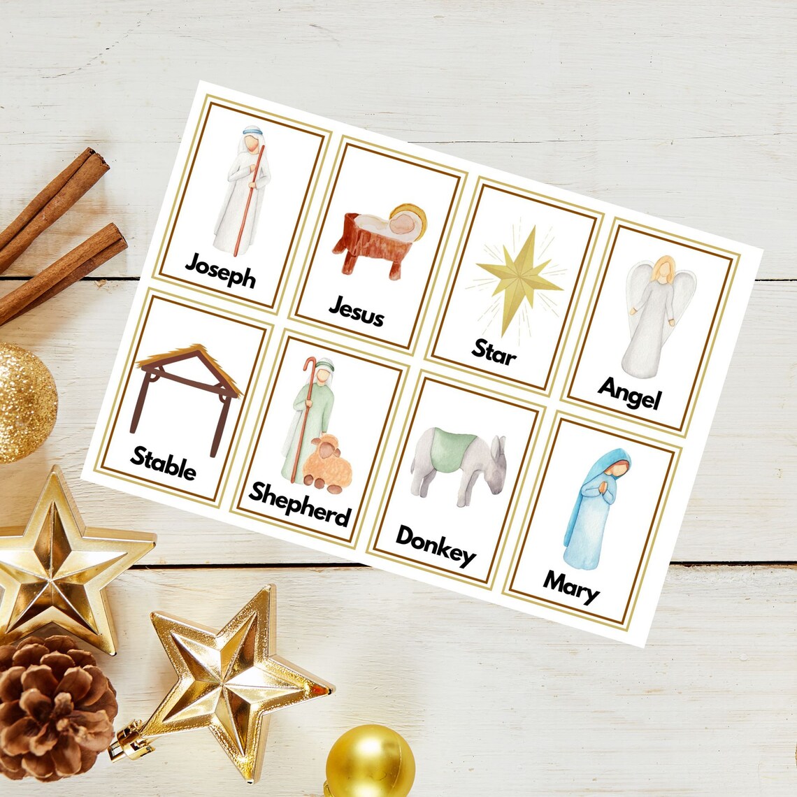 Christmas Nativity Color and Activity Pages for Kids, Nativity Games ...