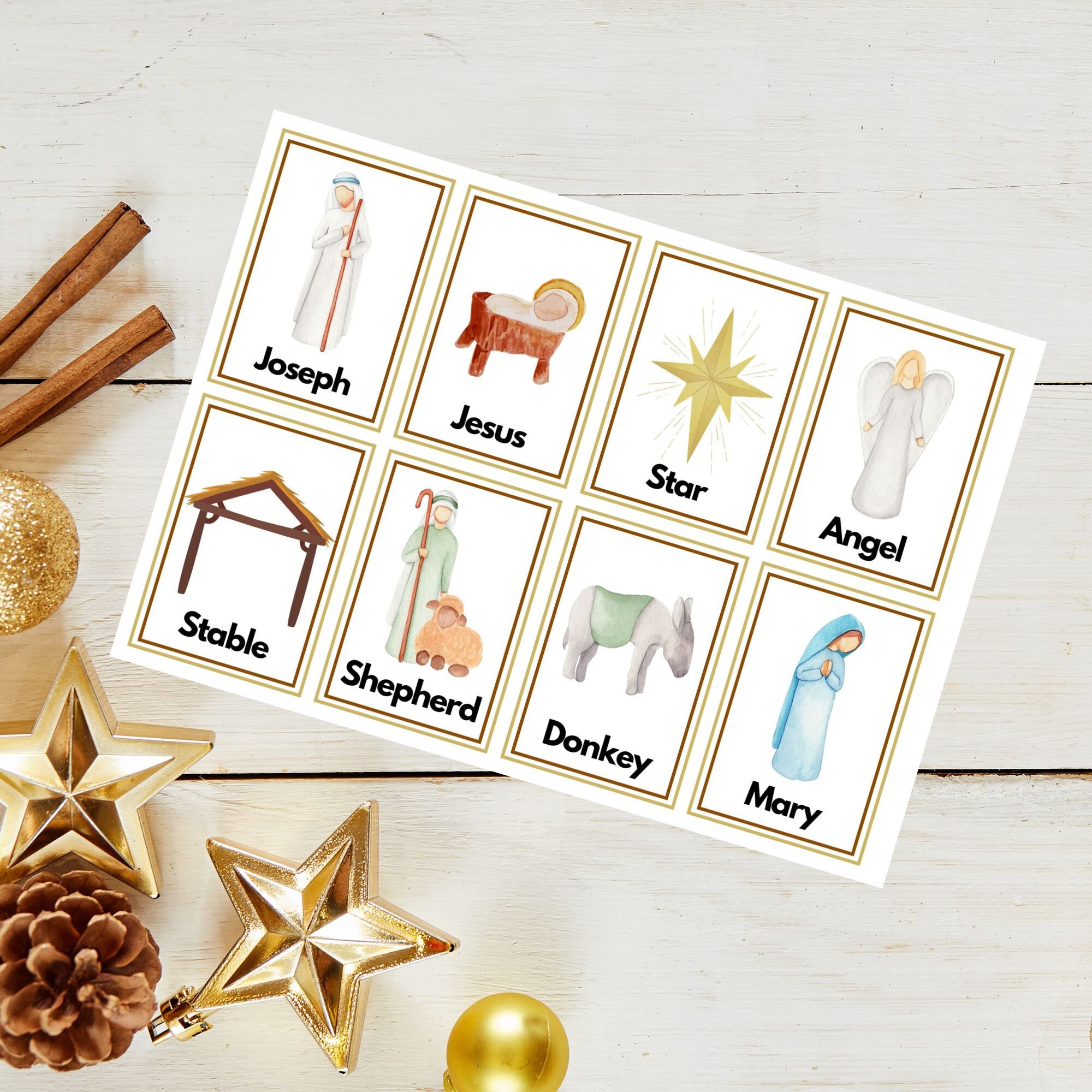 Christmas Nativity Color and Activity Pages for Kids, Nativity Games ...