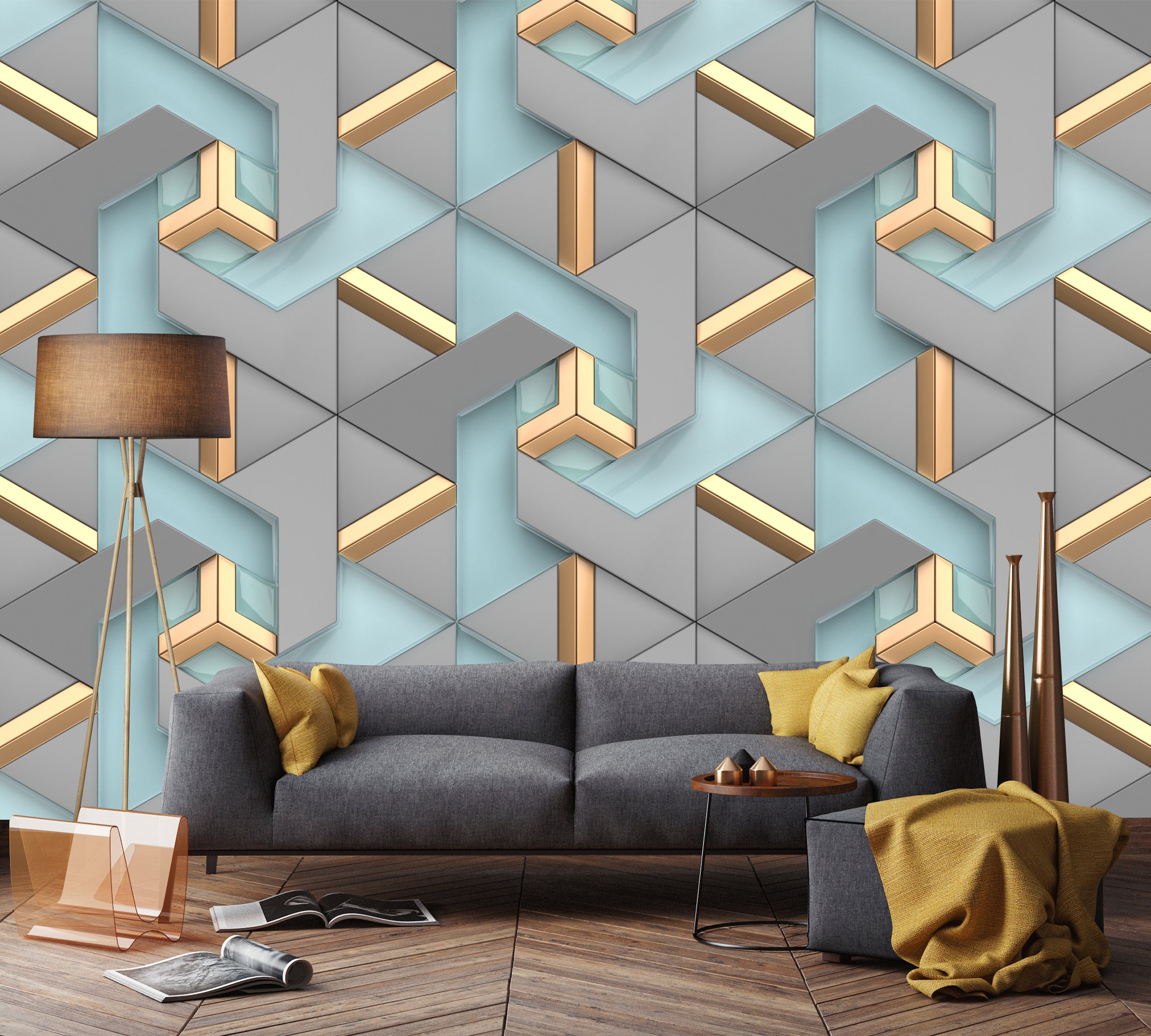 Light Gray Geometric Pattern