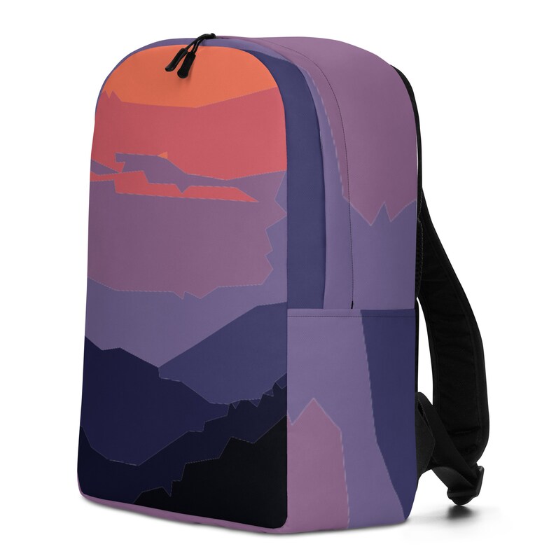 Minimalist Backpack Evening Colors - Etsy