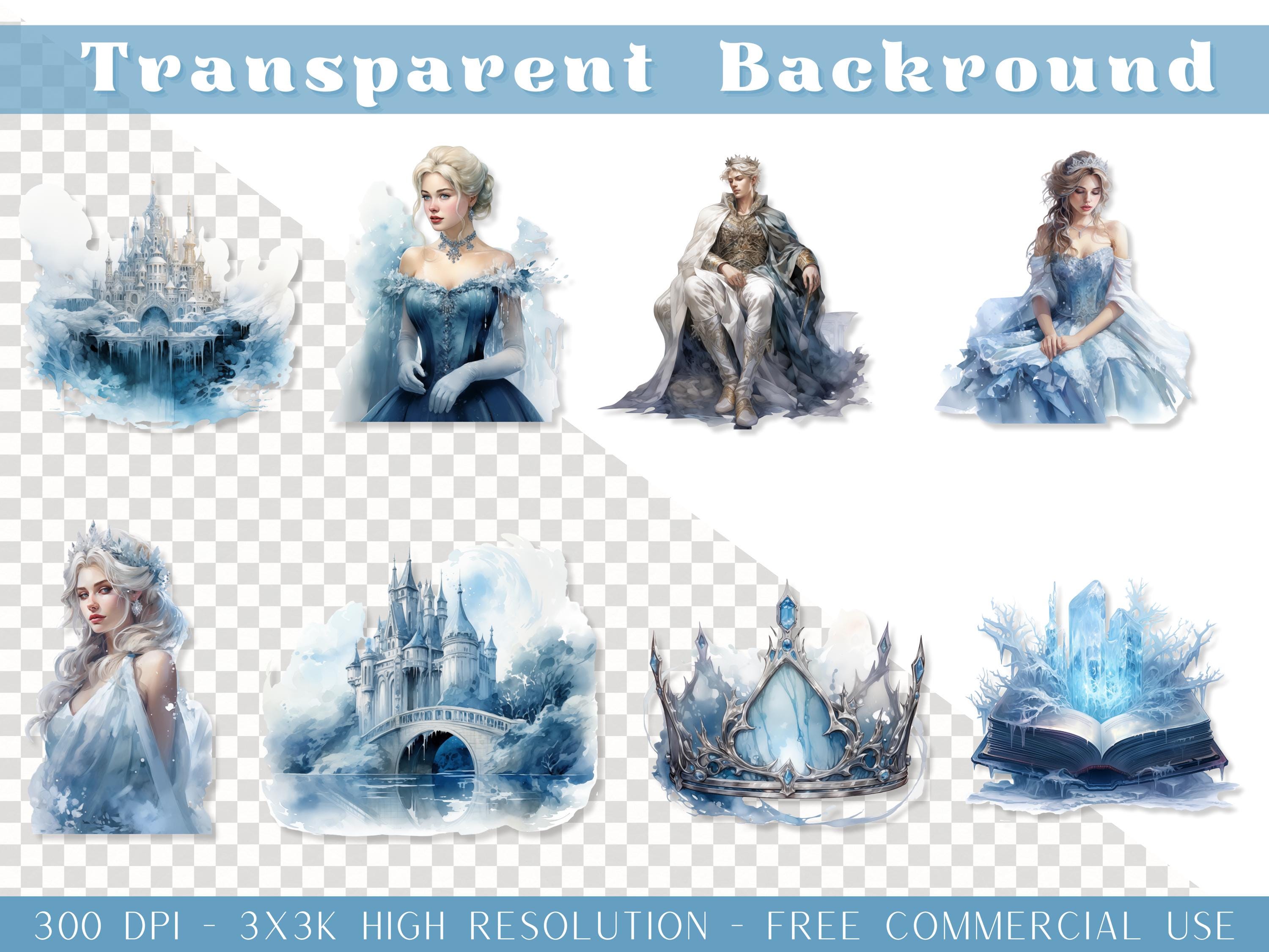Watercolor Winter Princess I Clipart Bundle I Clip Art I Summer I PNG I ...