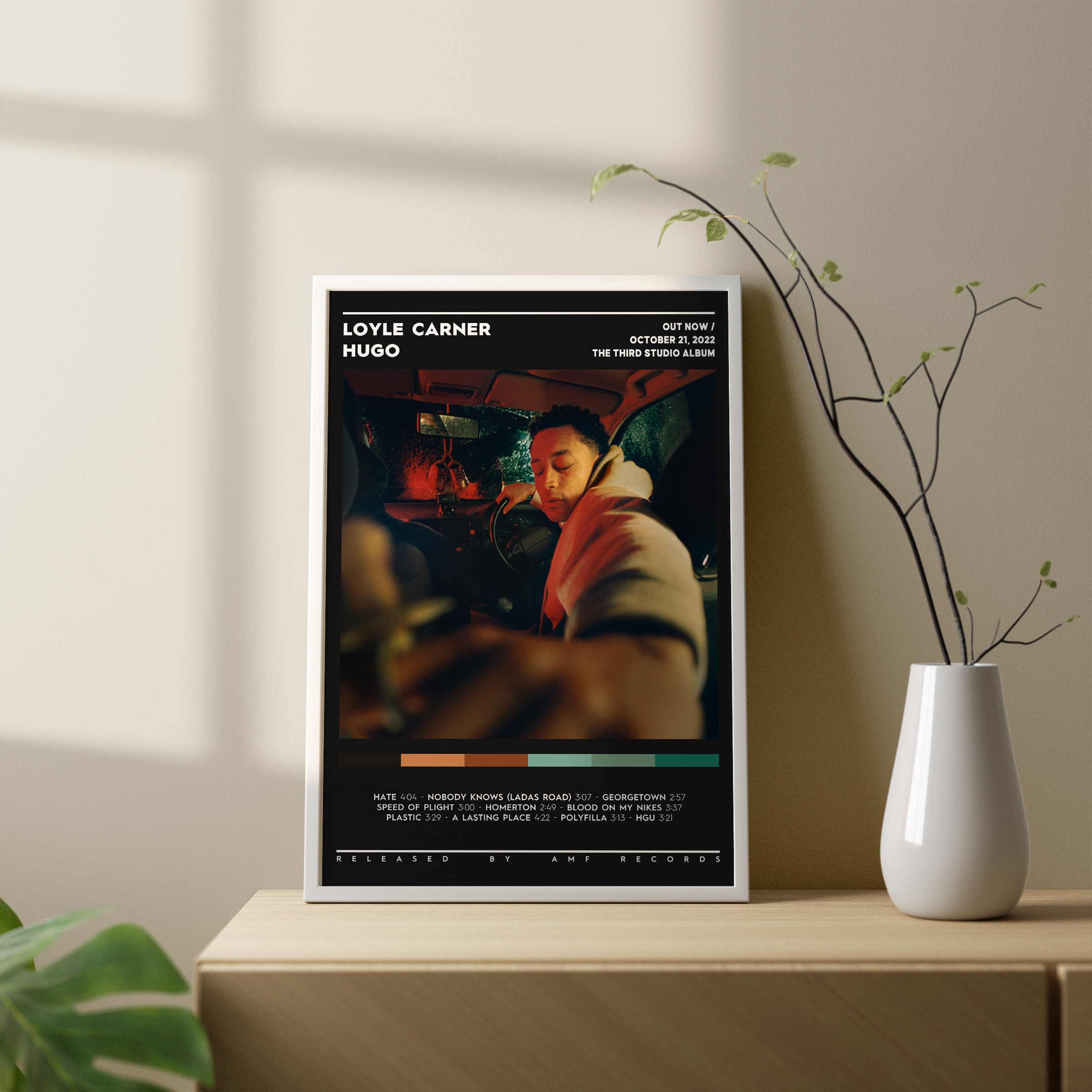 Loyle Carner - Hugo Album Poster, Album Poster, Music Poster, Album ...