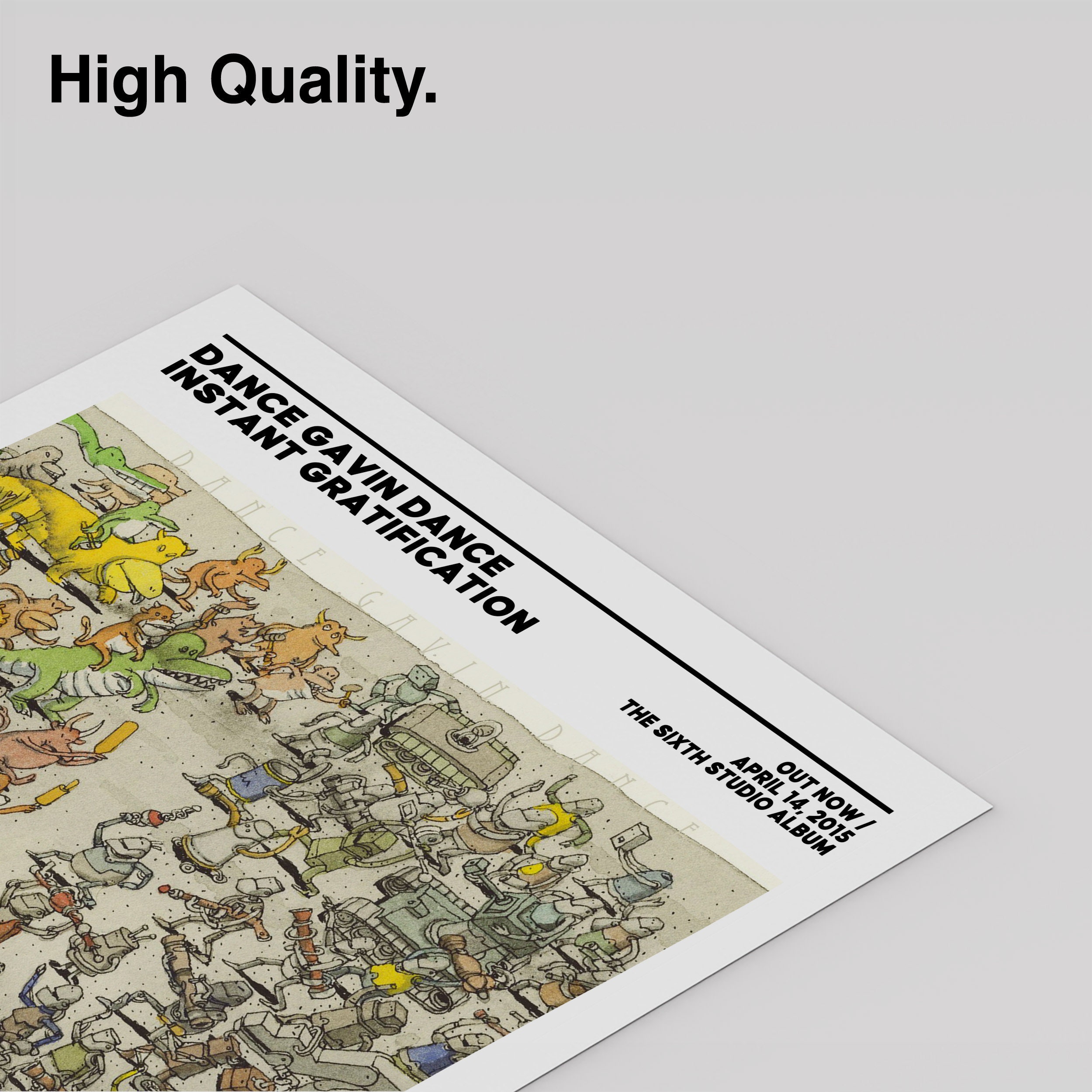 Dance Gavin Dance - Instant Gratification Album Poster sold by ...