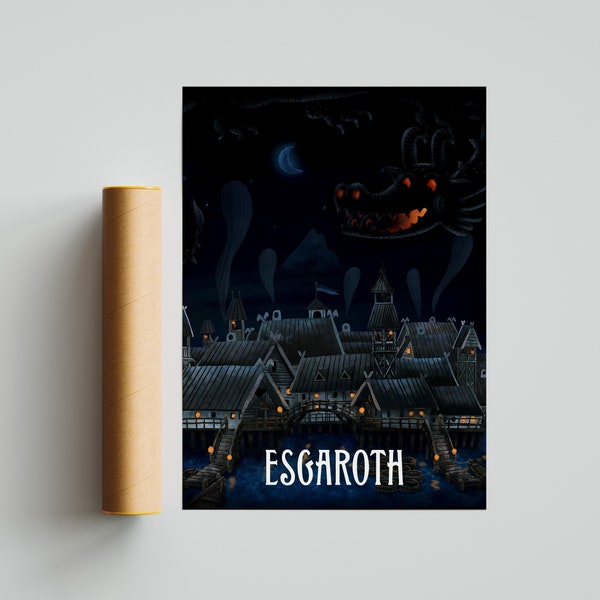 Esgaroth Wall Art - Etsy