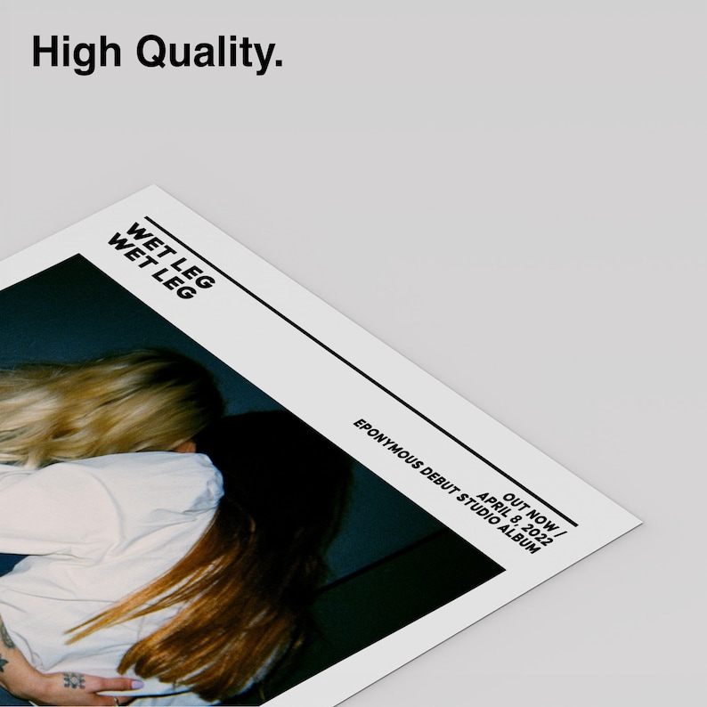Wet Leg Wet Leg Album Poster Album Cover Poster Room Etsy Uk