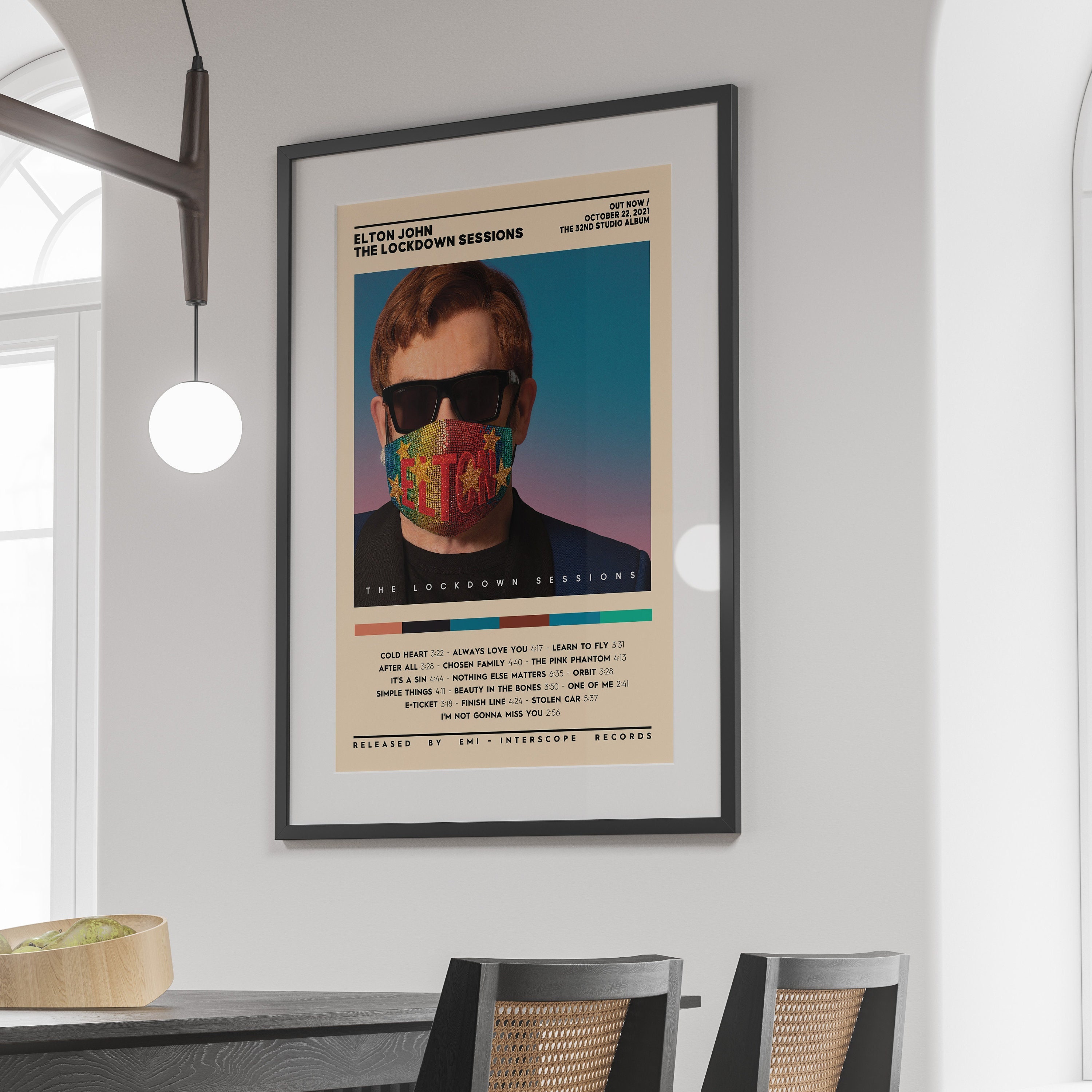 Elton John Posters, The Lockdown Sessions Album Posters, Album Cover ...