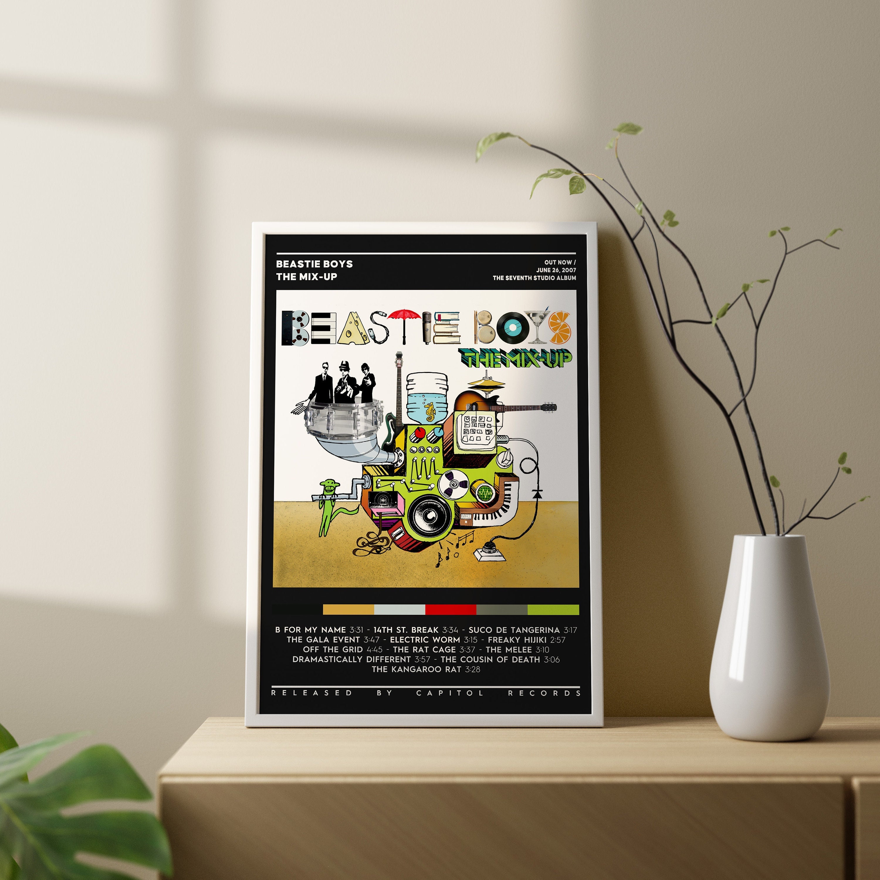 Beastie Boys - The Mix Up Album Poster / Album Cover Poster / Room ...