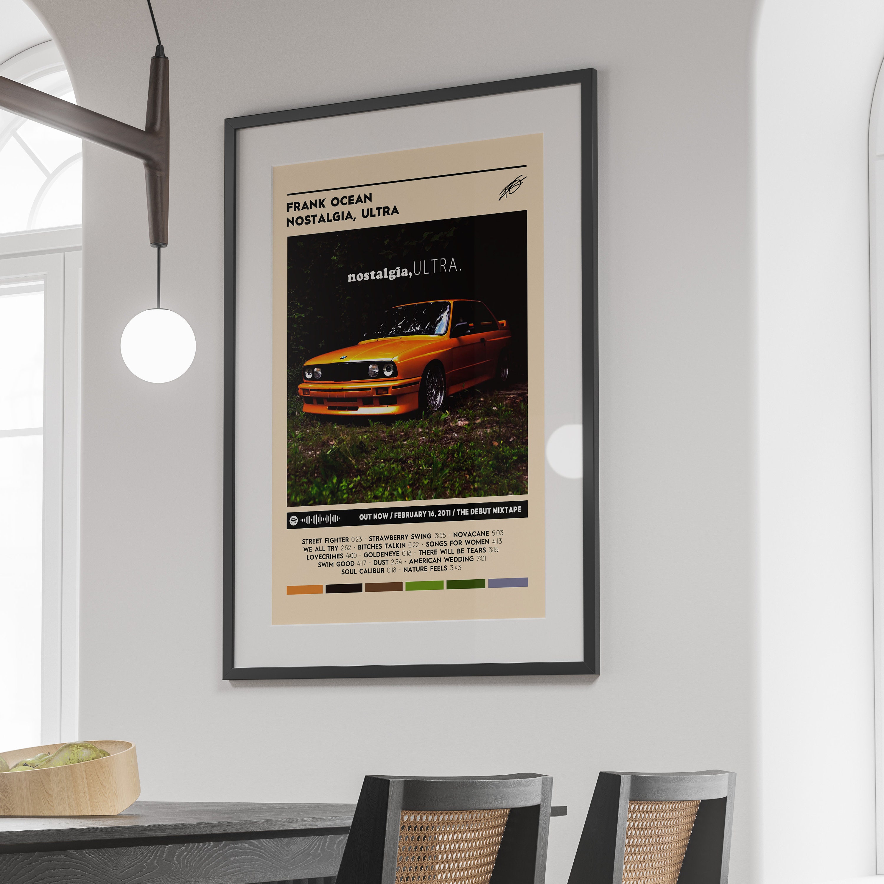 Frank Ocean - Nostalgia, Ultra / Album Cover Poster Designed & Sold By ...