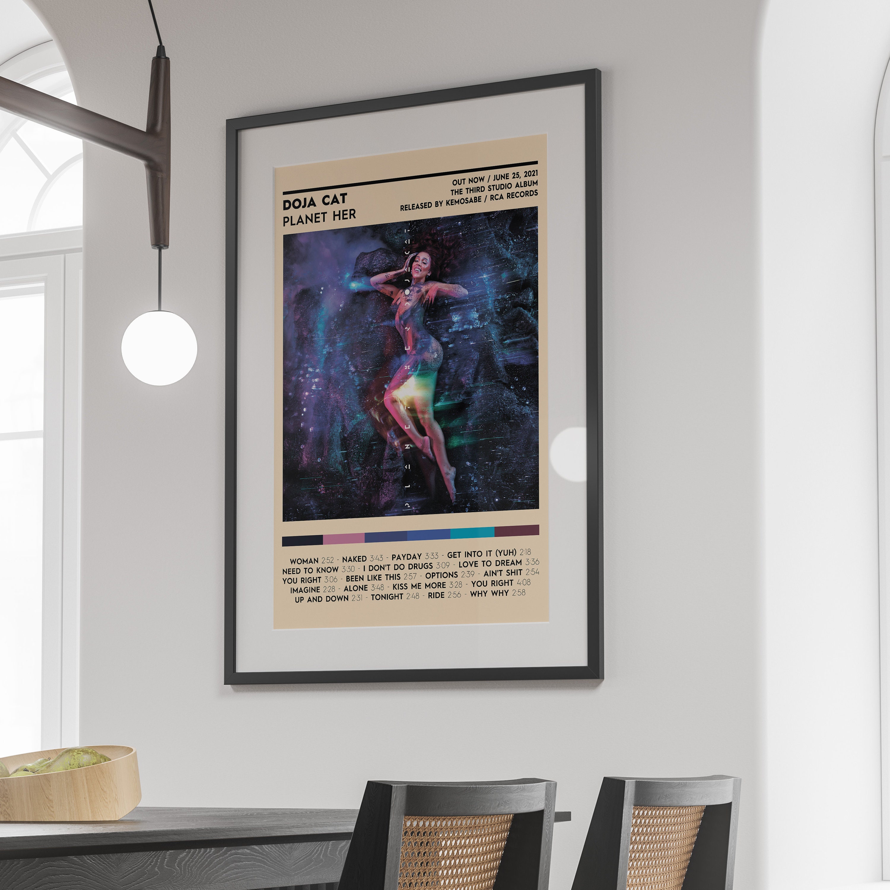 Doja Cat Planet Her Album Poster / 3 Colors 1 Price / Album Cover ...